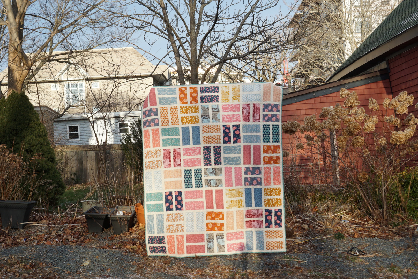 Unruly Nature Courtyard Quilt - Megan Makes