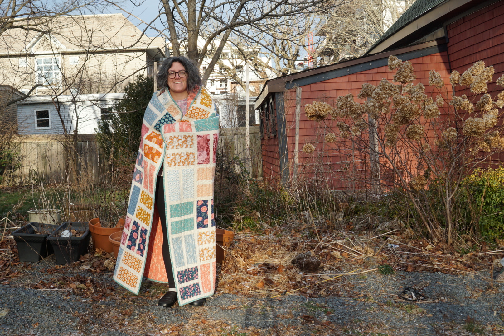Unruly Nature Courtyard Quilt - Megan Makes